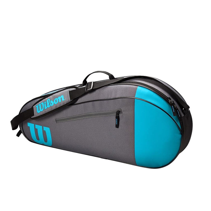 Wilson Team Collection 3 Racket Bag - Blue / Grey