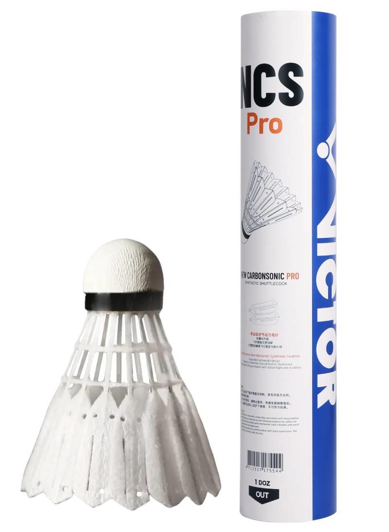 Victor New Carbonsonic PRO NCS Badminton Shuttles / Shuttlecocks - Set ...