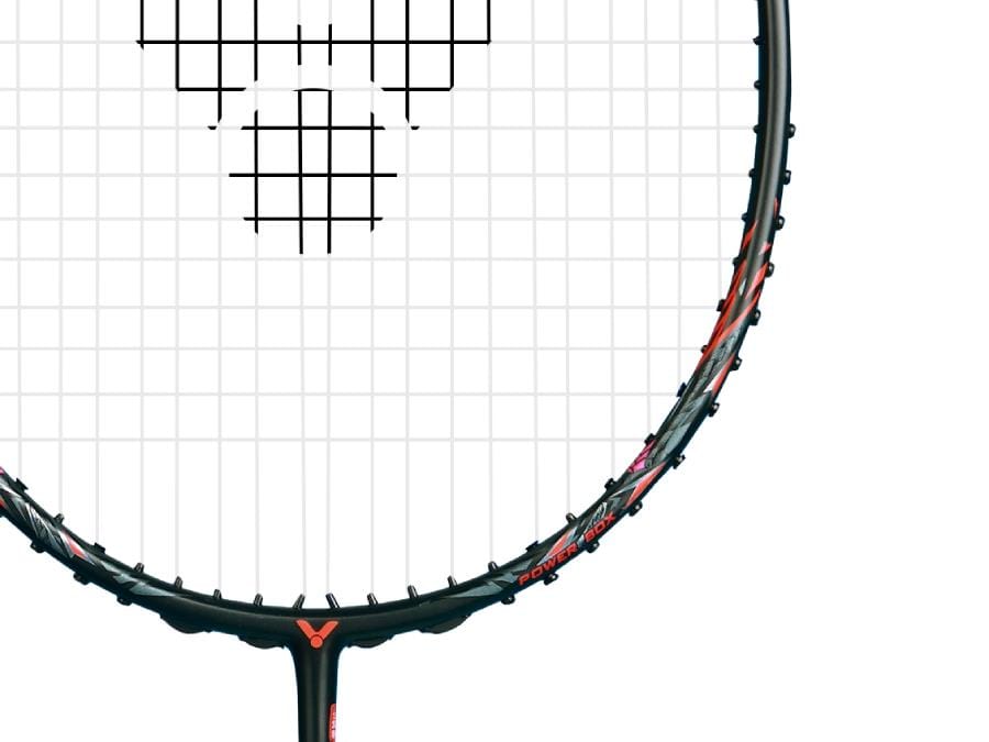 Victor Thruster Ryuga Metallic C 3U Badminton Racket - Black / Red ...