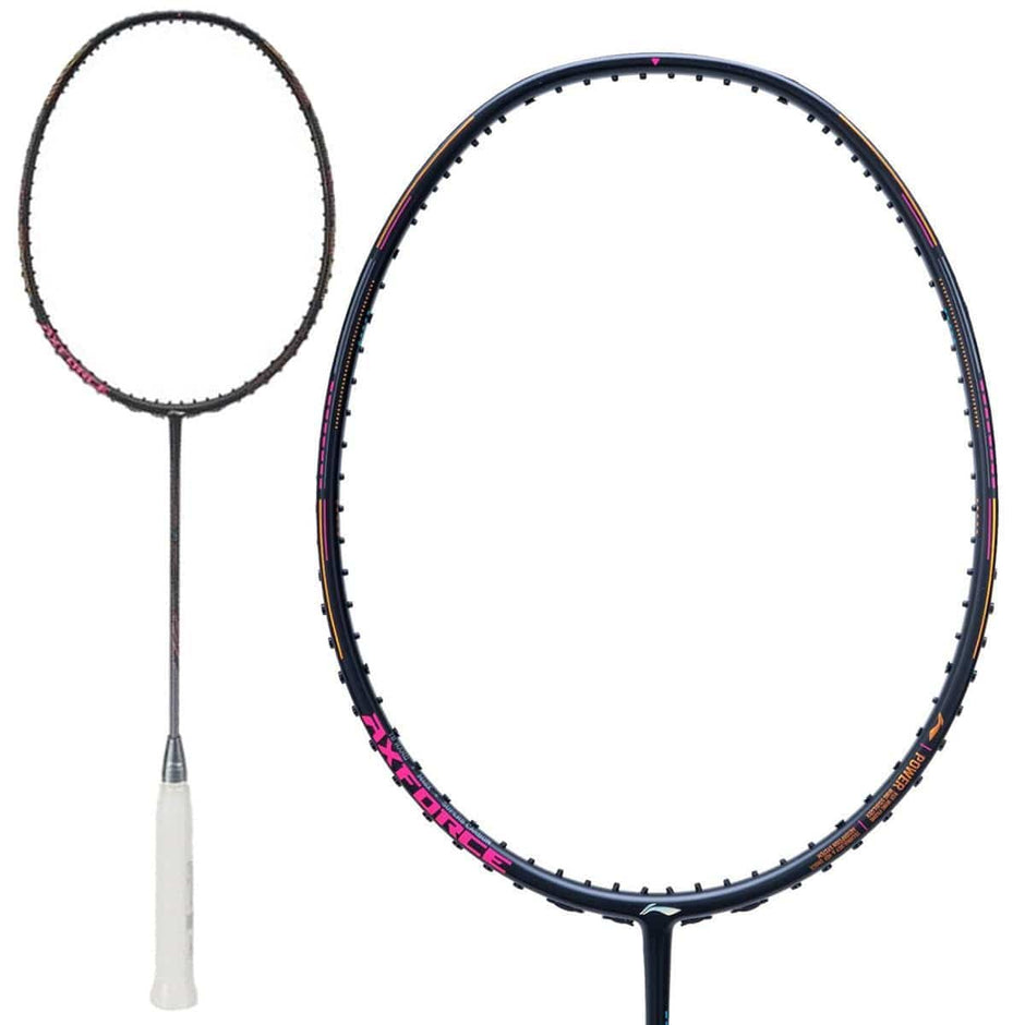 Li-Ning Axforce 80 4UG6 Badminton Racket - Black / Metallic Silver ...