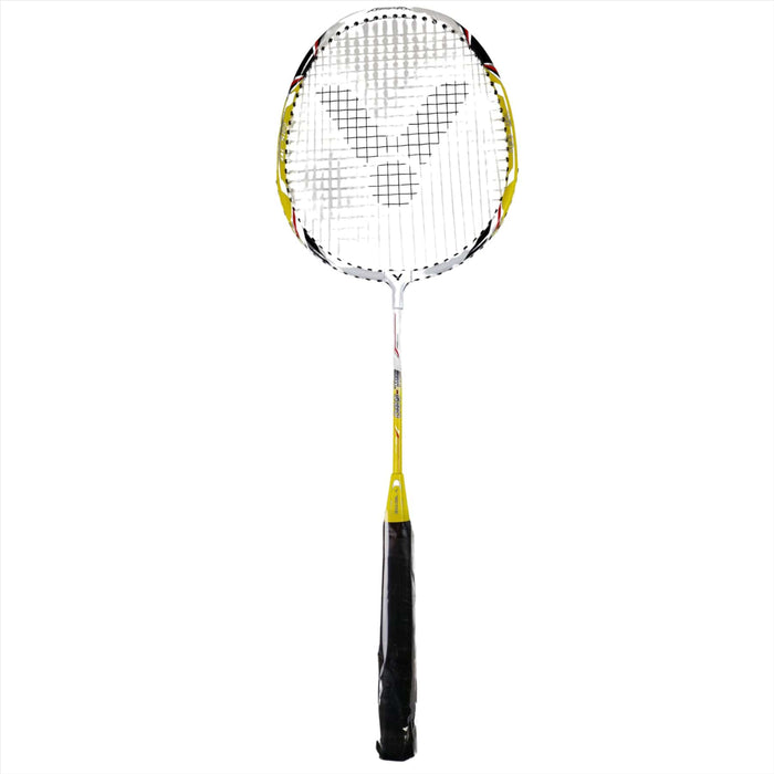 Victor AL580 Junior Badminton Racket - White / Yellow — Badminton HQ