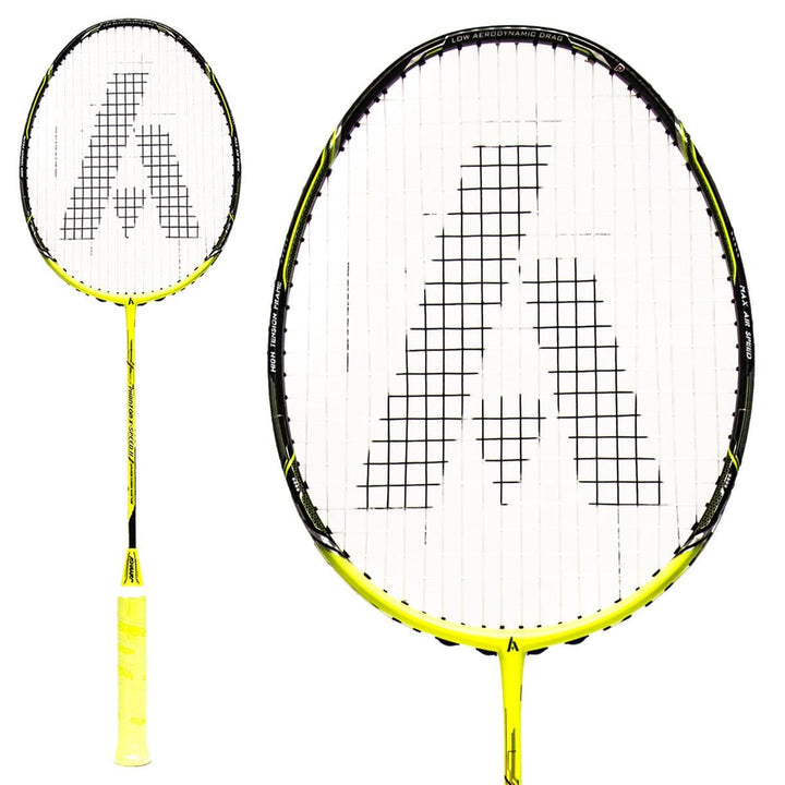 Ashaway Superlight 10 Hex Badminton Racket - White Green — Badminton HQ