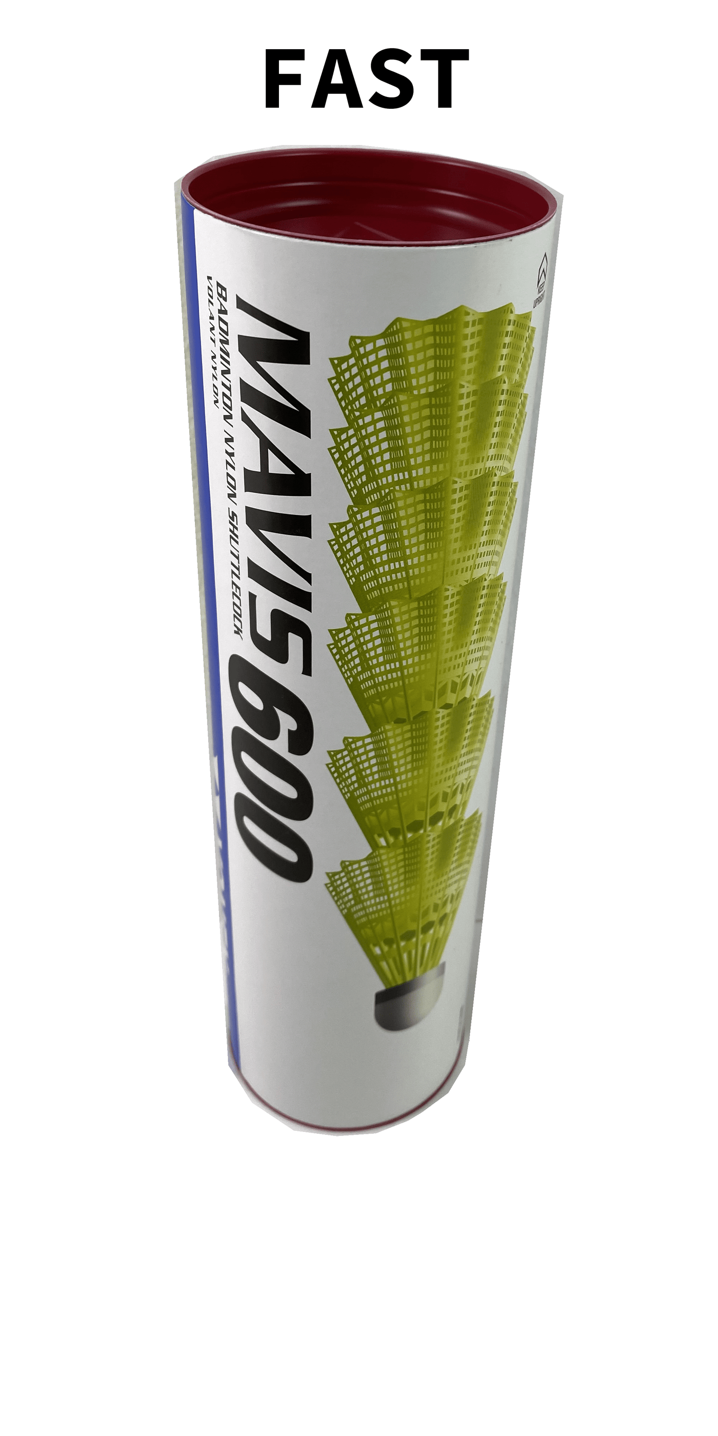 Yonex Mavis 600 Badminton Nylon Shuttles / Shuttlecocks Yellow - Set o ...