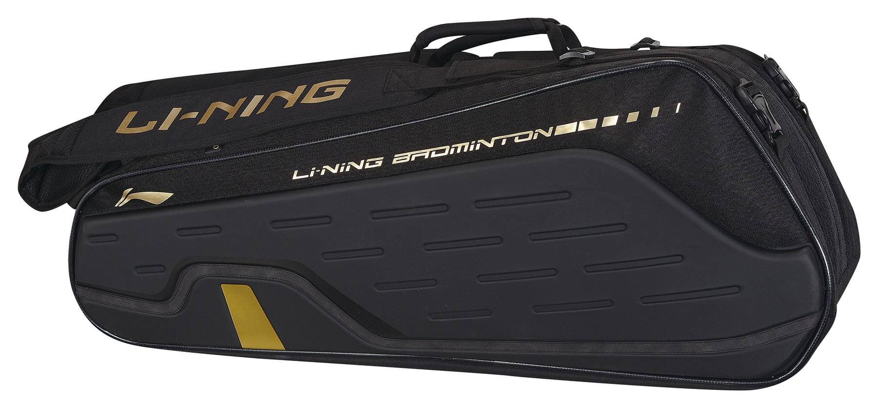 Li-Ning Classic 6 in 1 Badminton Racket Bag - Black / Gold — Badminton HQ